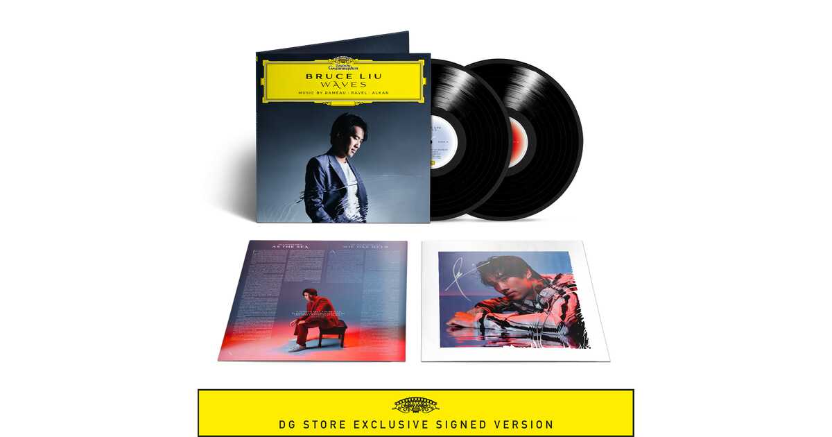 Bruce Liu: Waves: Rameau, Ravel, Alkan 2LP + Artcard