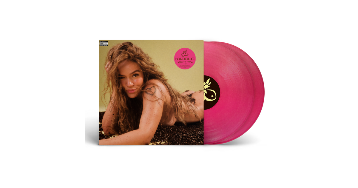 Karol G: Tropicoqueta Hibiscus Pink 2LP Vinyl Alt Cover Store Exclusive